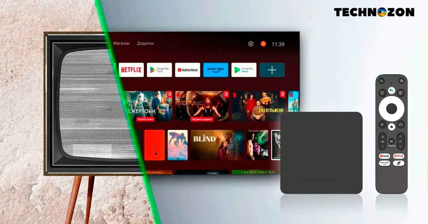 Купити ТВ-бокси та Android TV приставки | TECHNOZON Україна